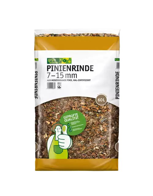 Pinienrinde 7 - 15 mm, Grün erleben